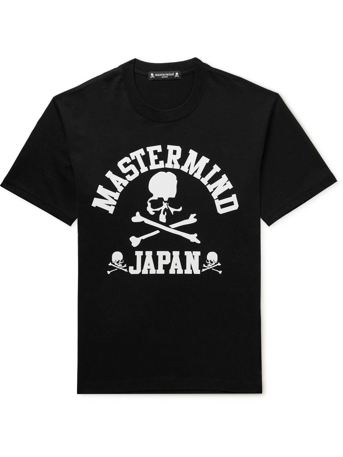 Mastermind World - Logo-Print Cotton-Jersey T-Shirt - Black MASTERMIND ...