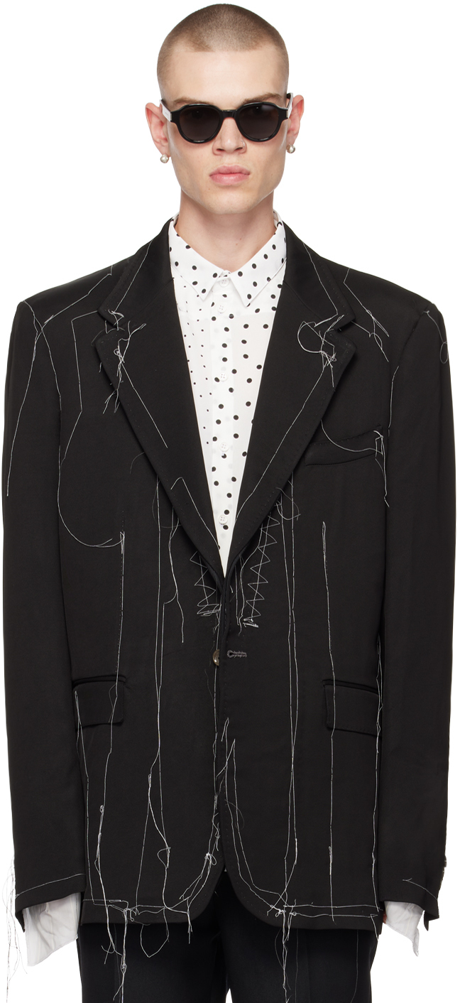 NICOLAS ANDREAS TARALIS Black Oversized Blazer Nicolas Andreas Taralis