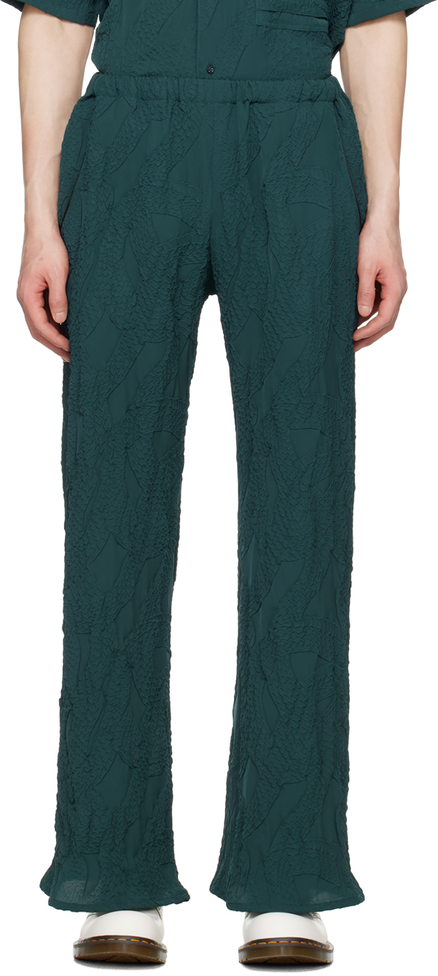 KOZABURO Green Kozy Trousers Kozaburo