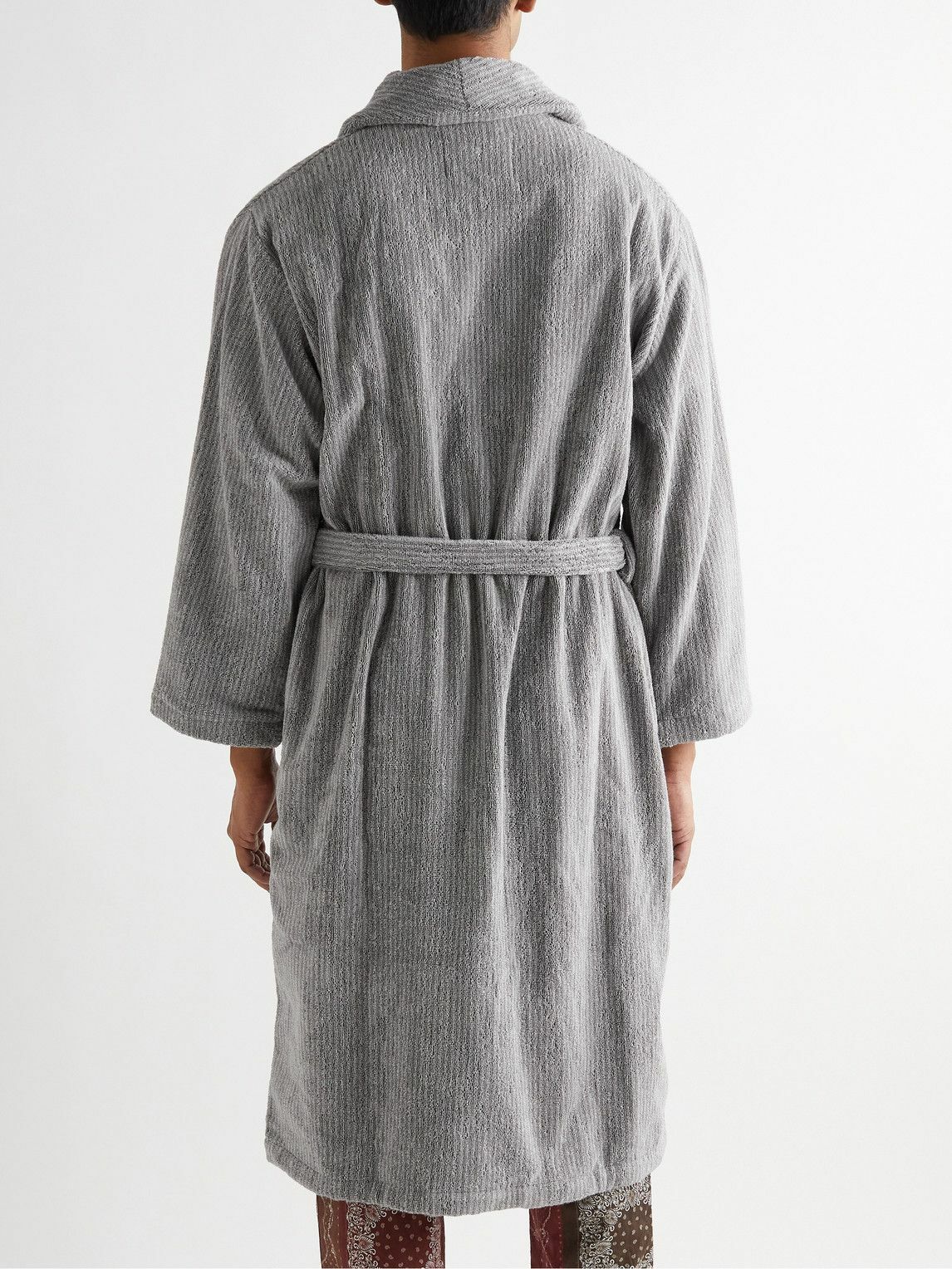 Cleverly Laundry - Cotton-Terry Robe - Gray Cleverly Laundry