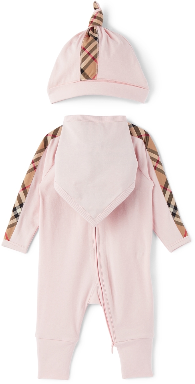 Burberry Baby Check Claude Bodysuit Set Burberry