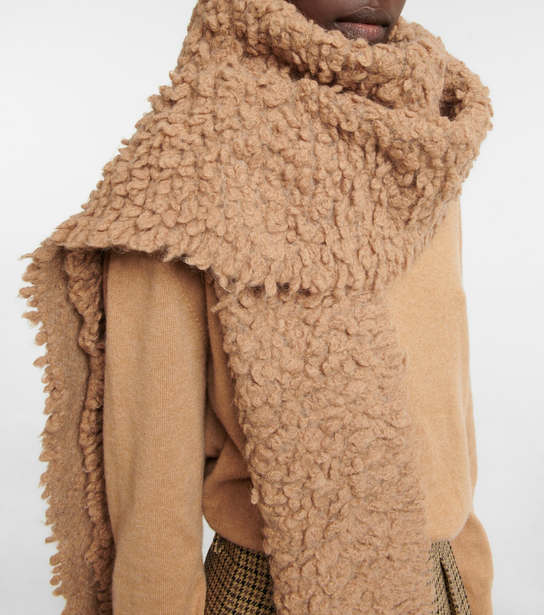 Moncler - Bouclé-knit scarf Moncler