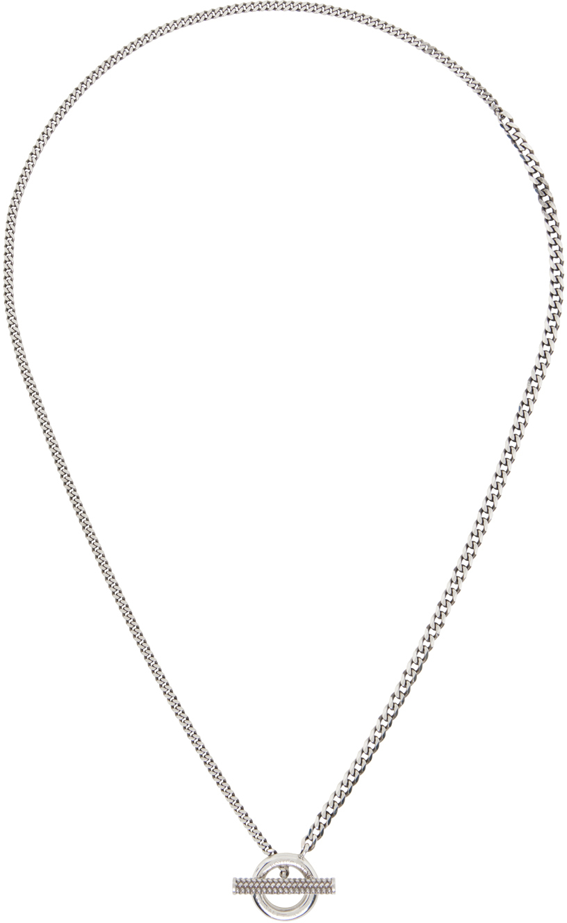 Bottega Veneta Silver Curb Chain Necklace Bottega Veneta