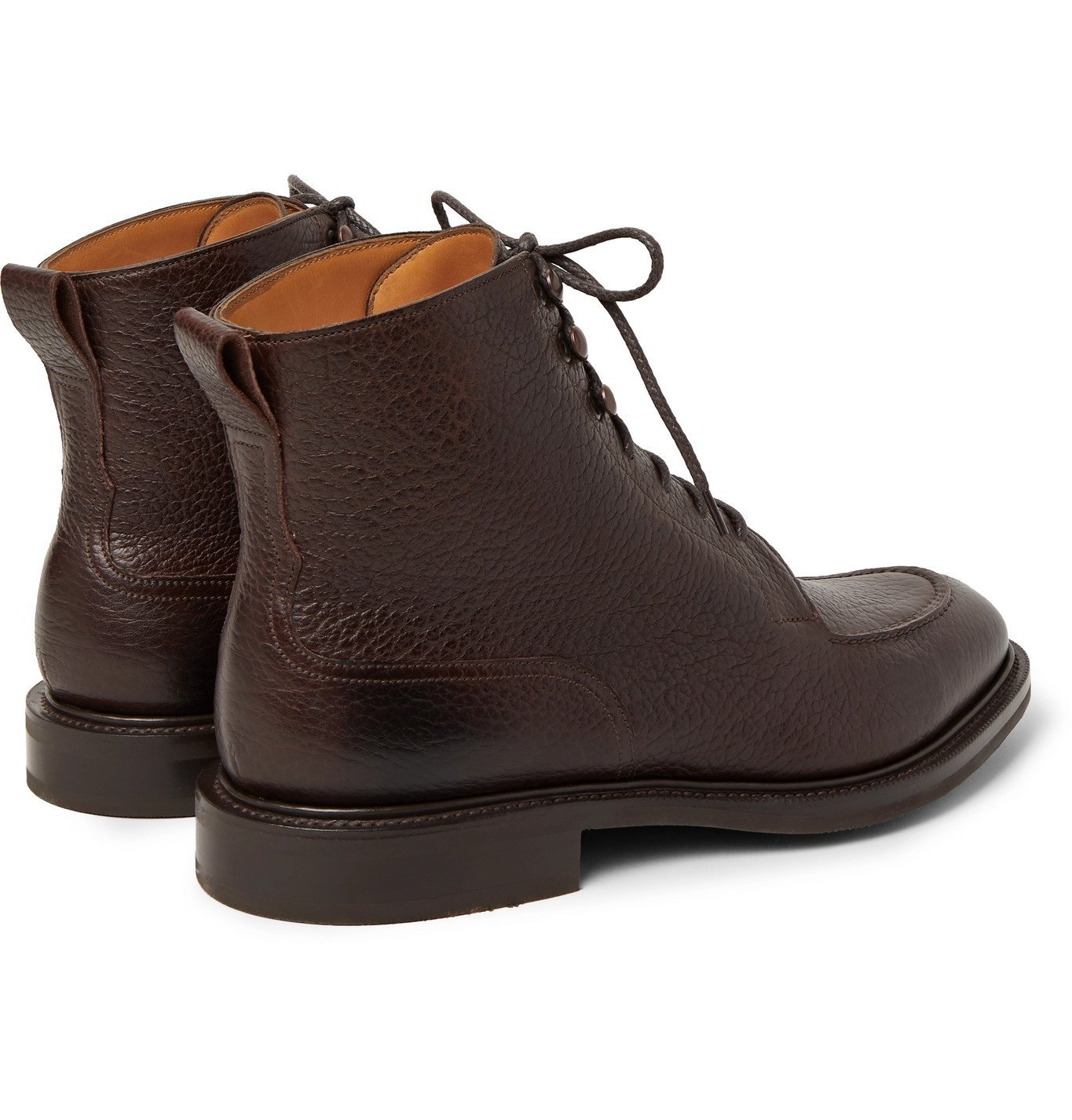 Edward Green - Cranleigh Full-Grain Leather Boots - Brown Edward Green