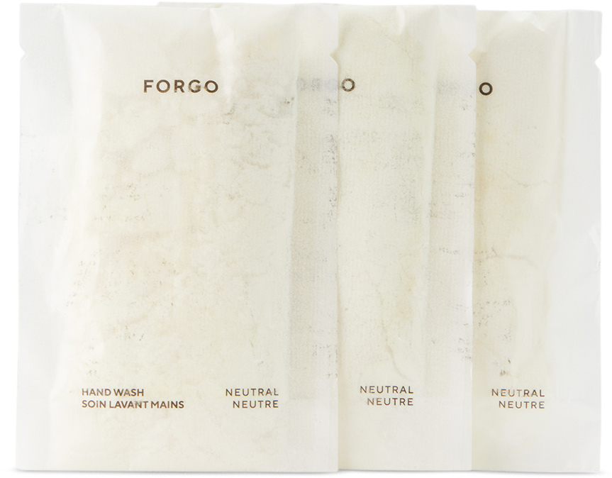 FORGO Neutral Hand Wash Refill Set, 3 x 12 g