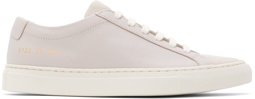 Common Projects Gray Achilles Low Sneakers Common Projects