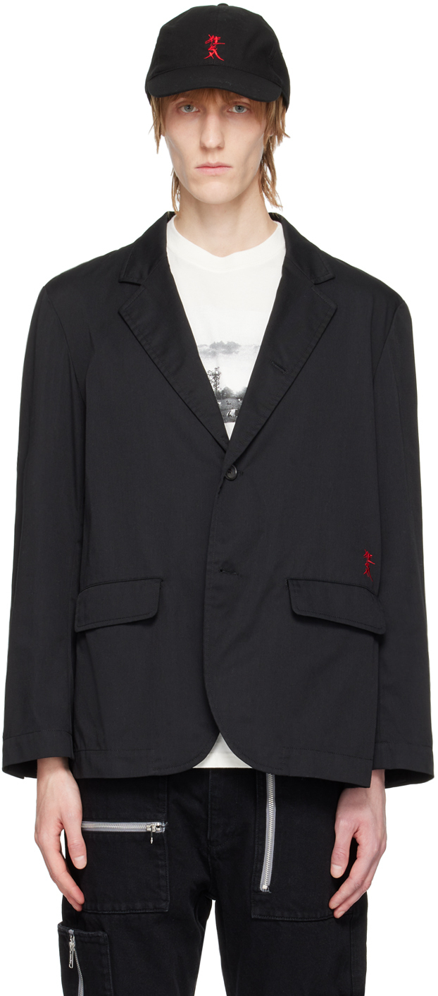 Undercover Black Graphic Blazer Undercover