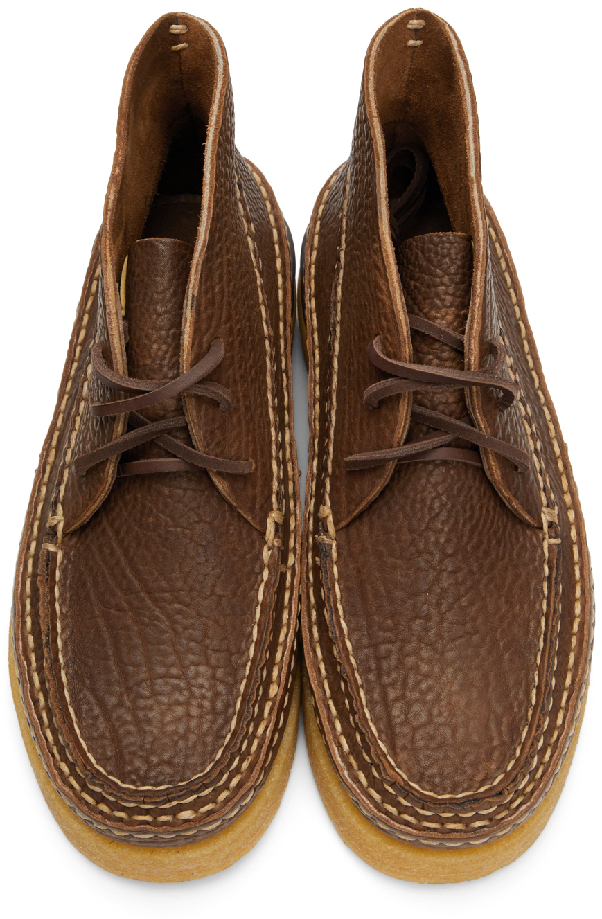 Visvim Leather Canoe Mock II-Folk Boots Visvim