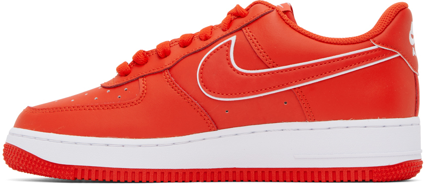 Nike Red Air Force 1 '07 Sneakers Nike