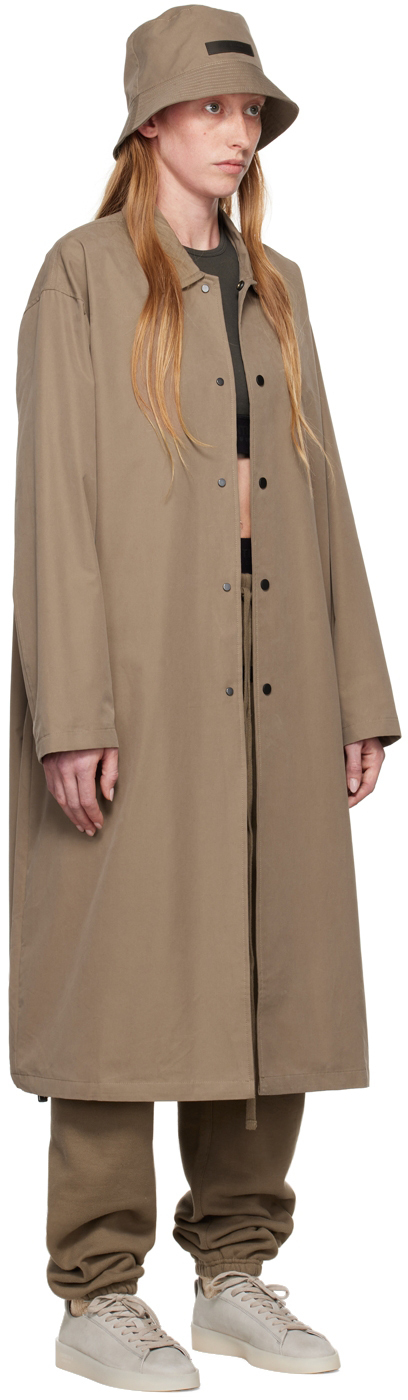 Essentials Brown Long Coat Essentials