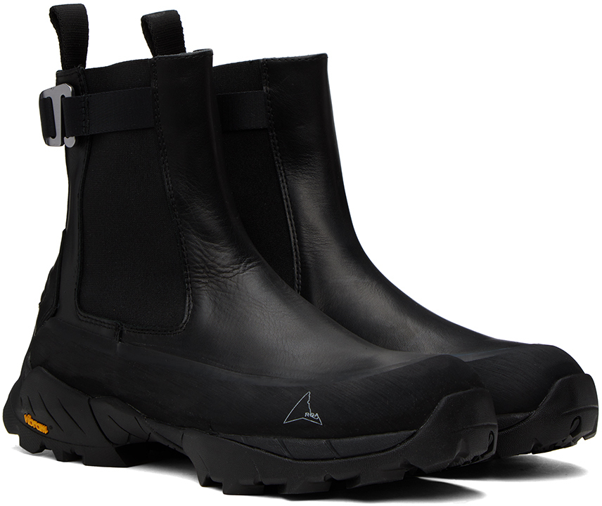 ROA Black Toe Cap Chelsea Boots ROA