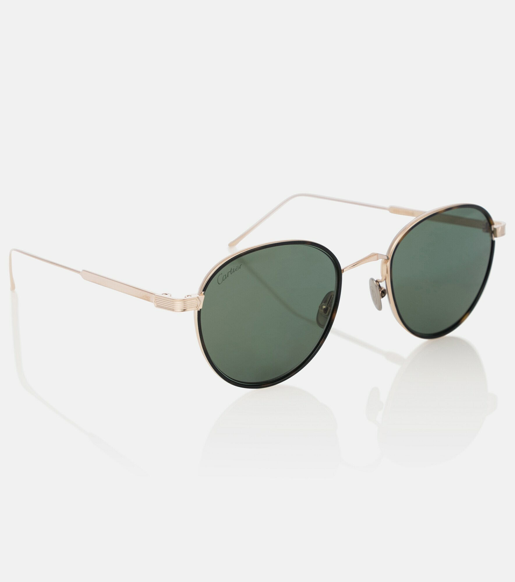 Cartier Eyewear Collection - Signature C de Cartier round sunglasses ...