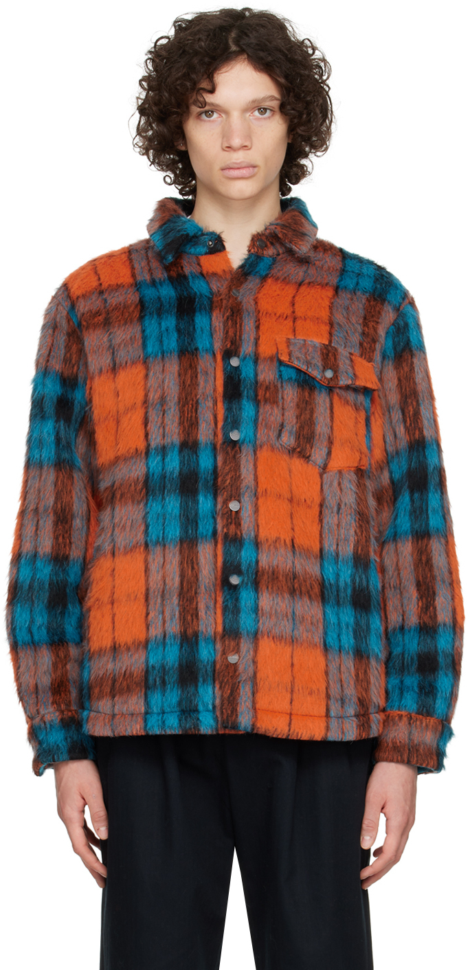 AGR Blue & Orange Check Jacket AGR