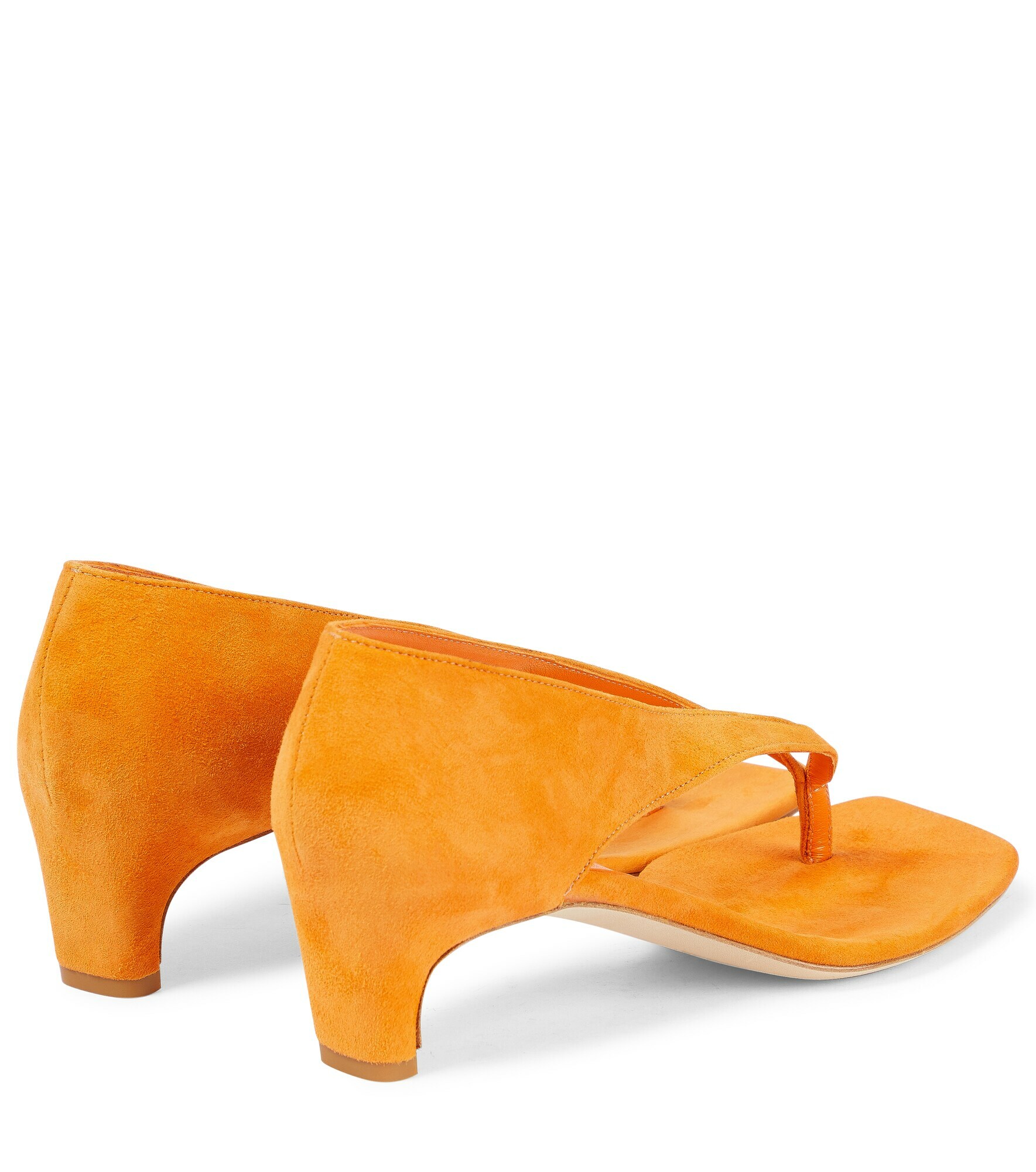 Christopher Esber - Suede thong sandals Christopher Esber