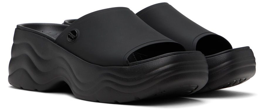 Crocs Black Skyline Slides Crocs