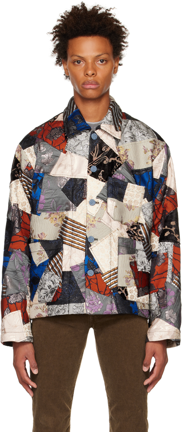 Acne Studios Multicolor Patchwork Jacket Acne Studios