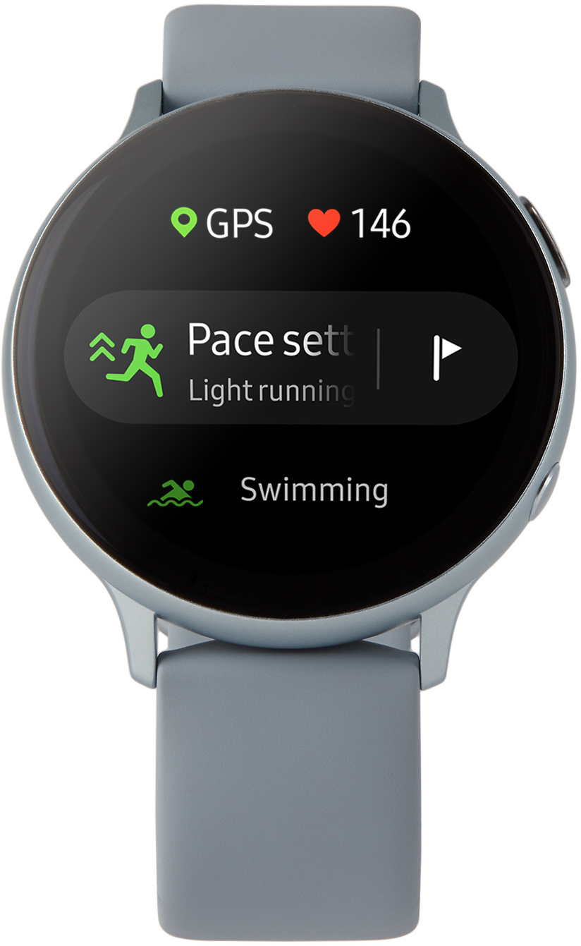 Samsung Silver Galaxy Watch Active 2 Smart Watch, 44 mm samsung