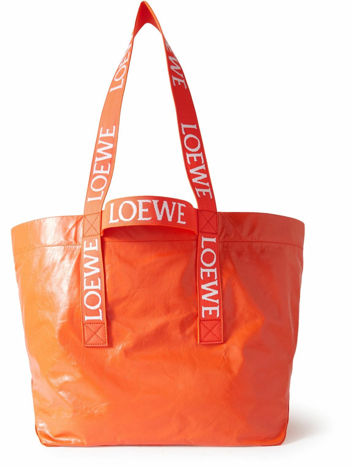 Loewe - Distressed Leather Tote Bag Loewe