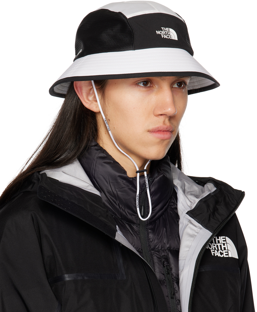 The North Face White & Black TNF Run Bucket Hat The North Face