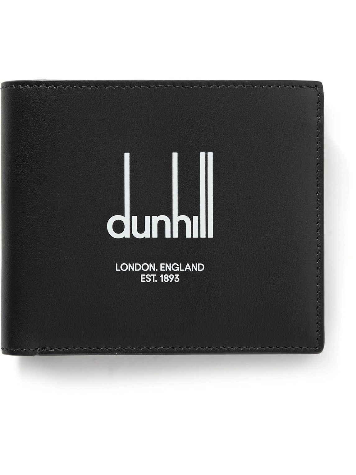 Dunhill - Logo-Print Leather Billfold Wallet Dunhill