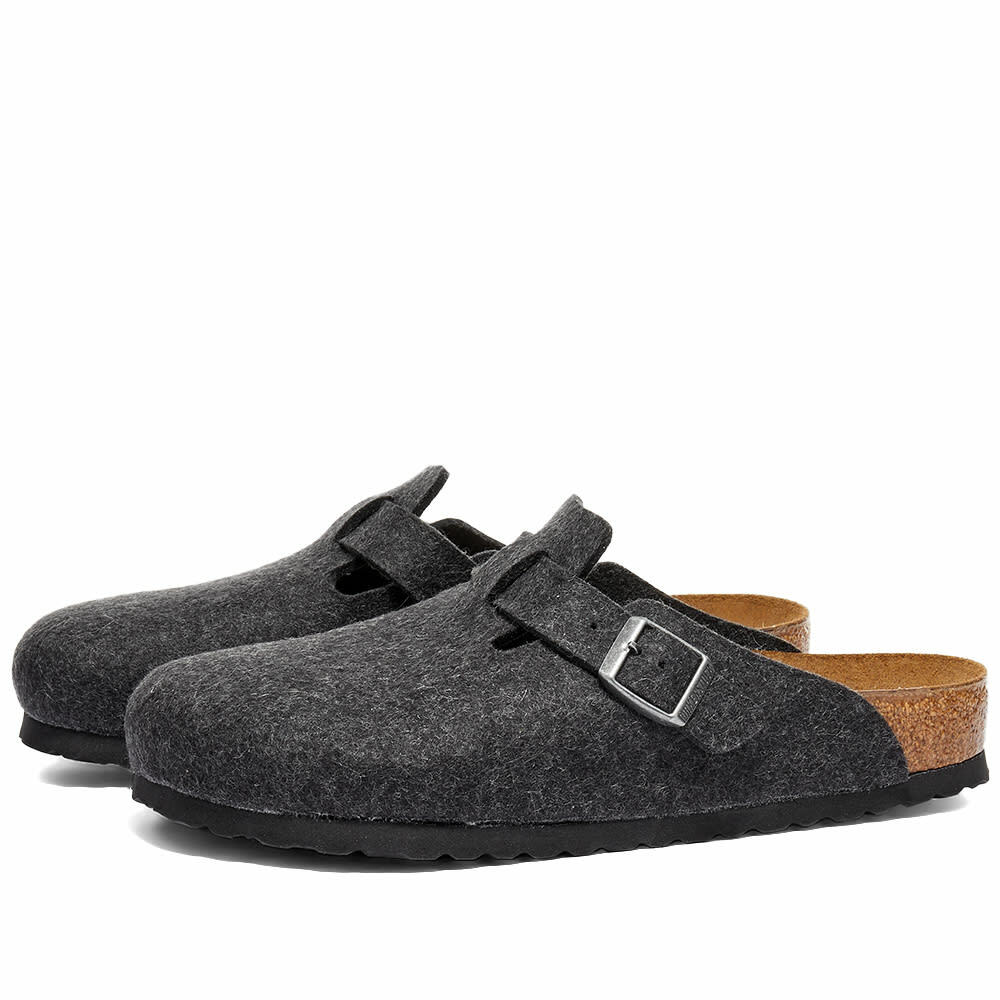 Birkenstock Boston in Anthracite Wool Birkenstock