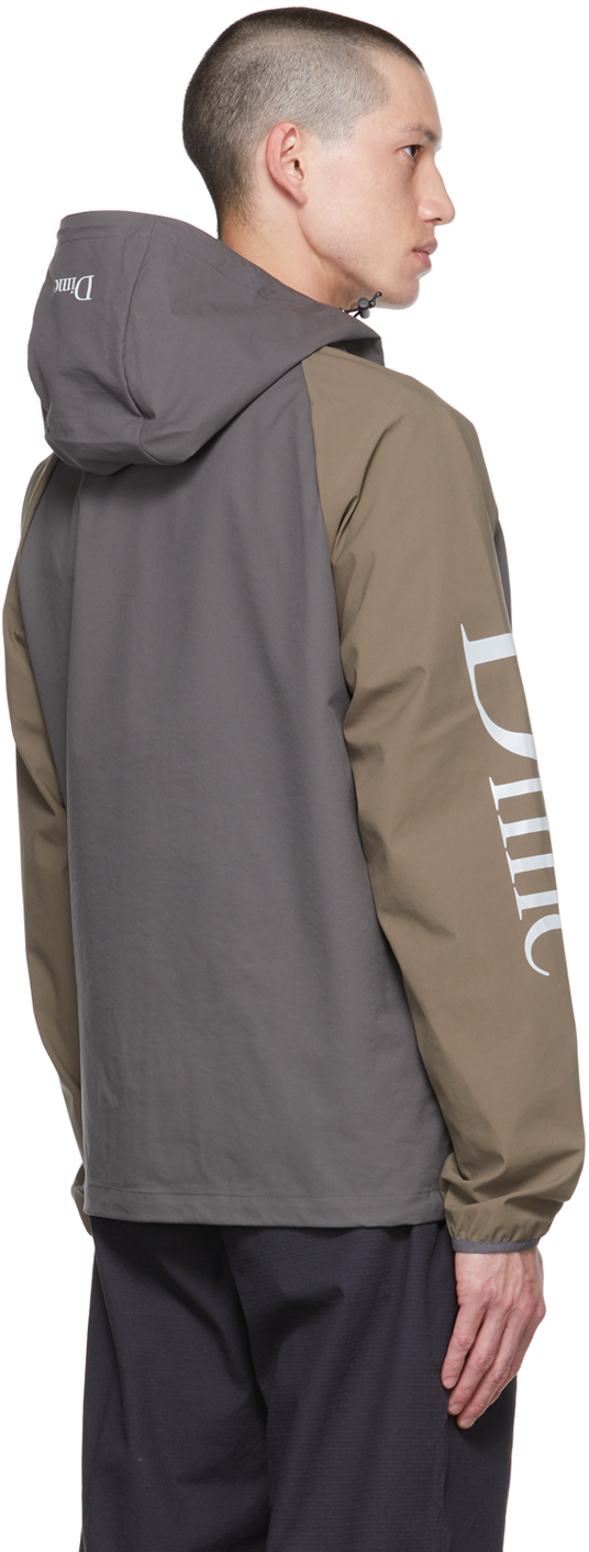 Dime Gray Windbreaker Jacket Dime