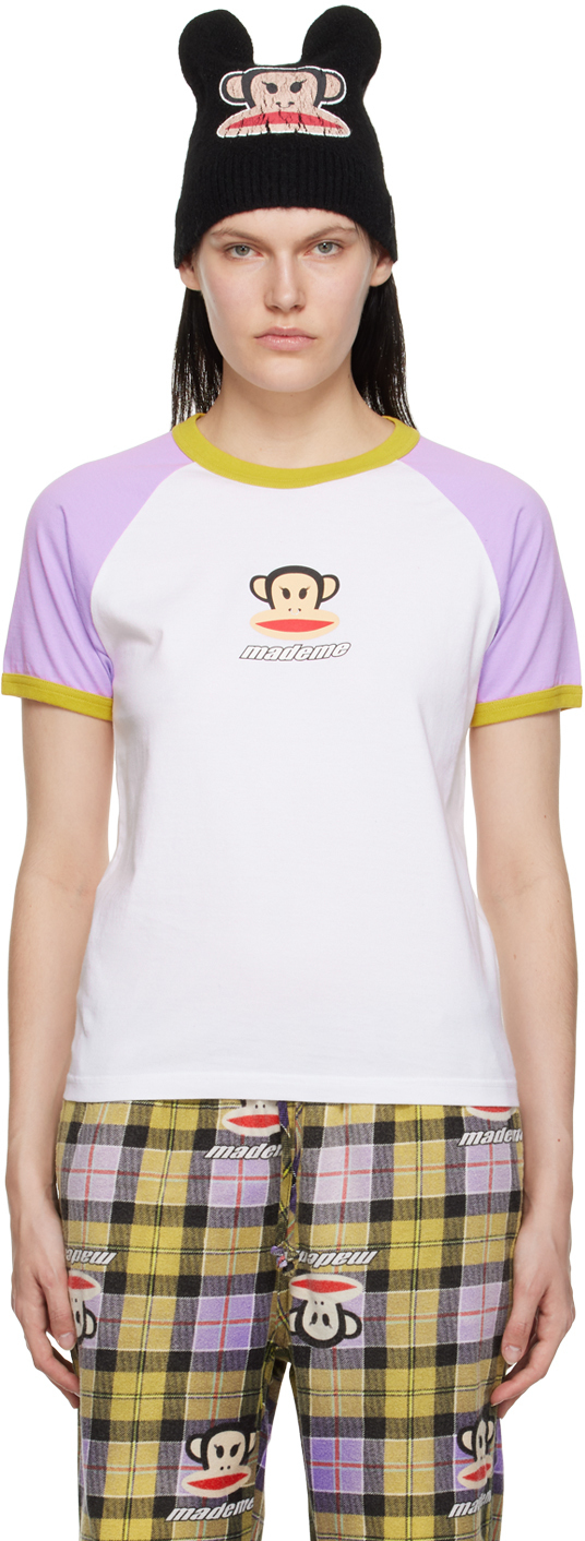 MadeMe White Ringer T-Shirt