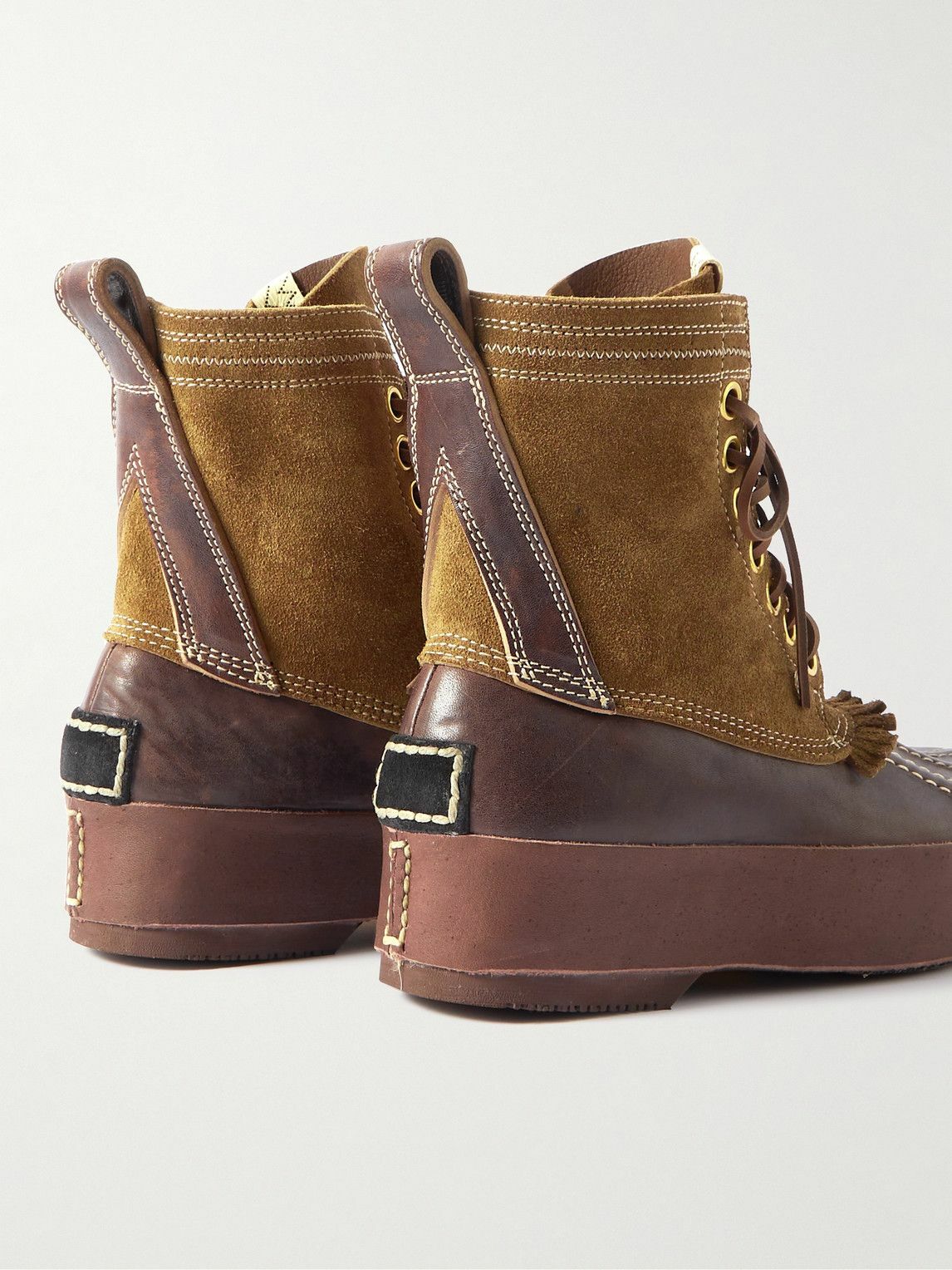 Visvim - Decoy Duck Leather and Suede Boots - Brown Visvim