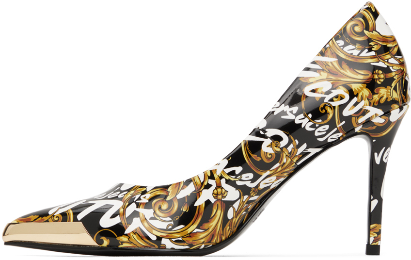 Versace Jeans Couture Black Scarlett Heels Versace
