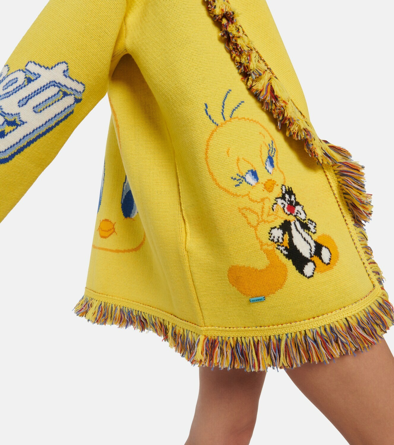 Alanui - x Looney Tunes Tweety Icon wool jacquard cardigan Alanui