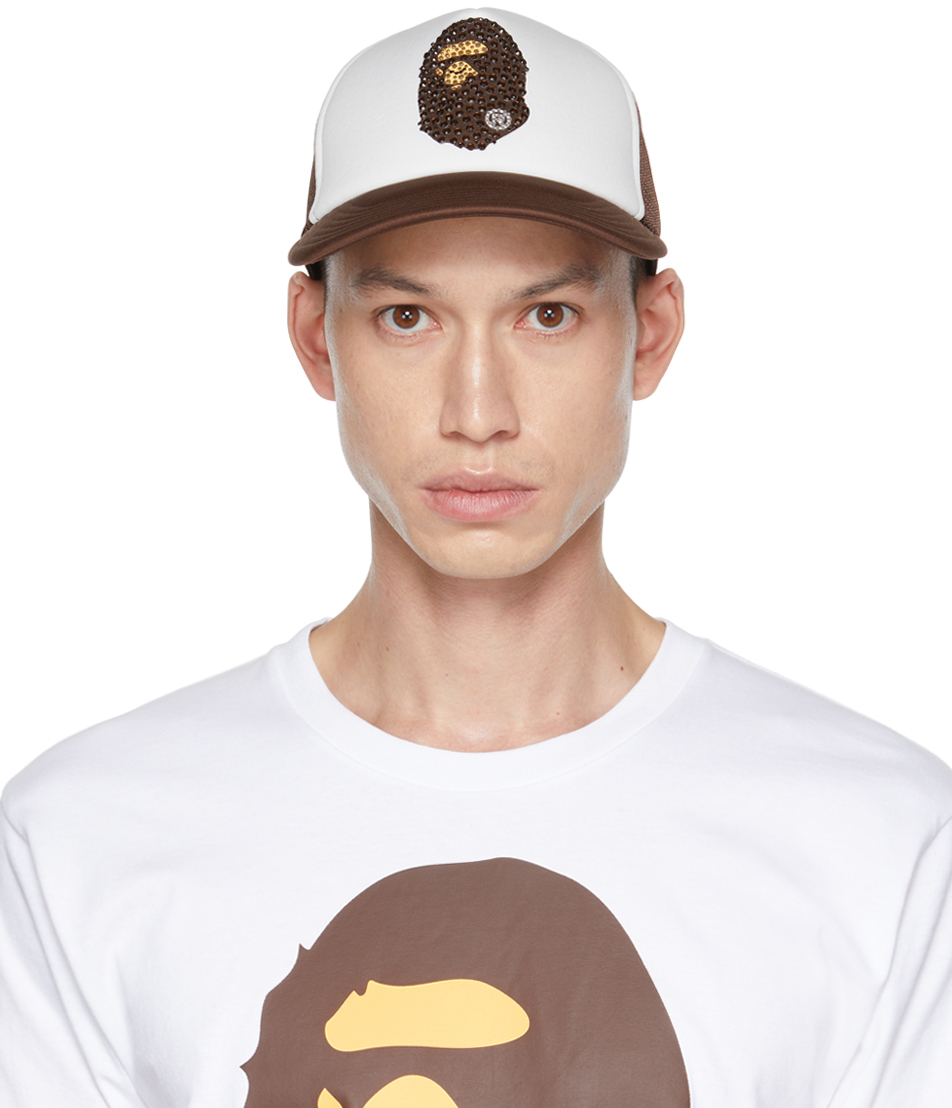 BAPE Brown Ape Head Cap A Bathing Ape