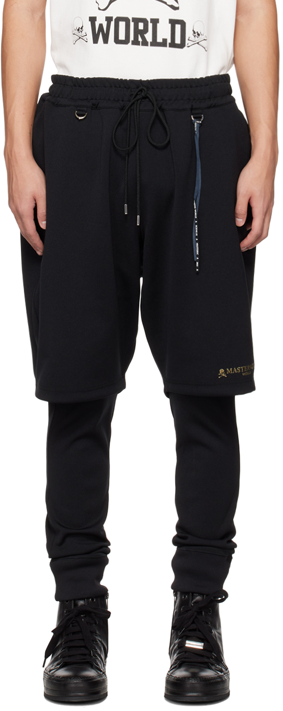 mastermind WORLD Black Layered Lounge Pants MASTERMIND WORLD