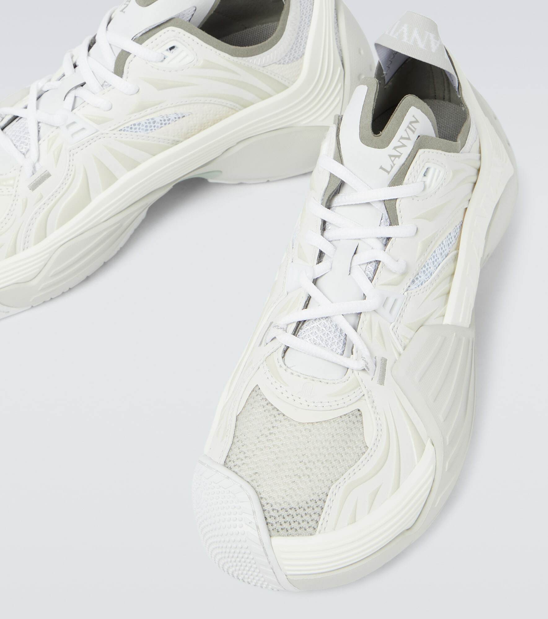 Lanvin - Flash-X mesh-paneled sneakers Lanvin