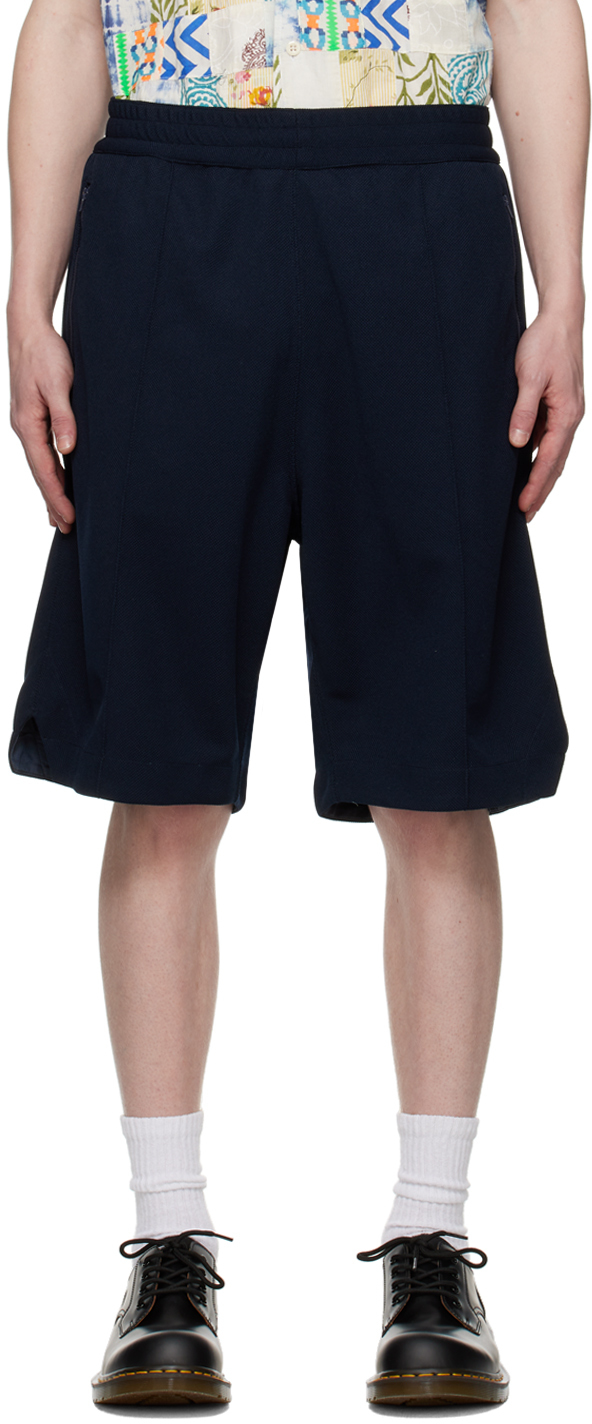 Engineered Garments Navy BB Shorts Engineered Garments