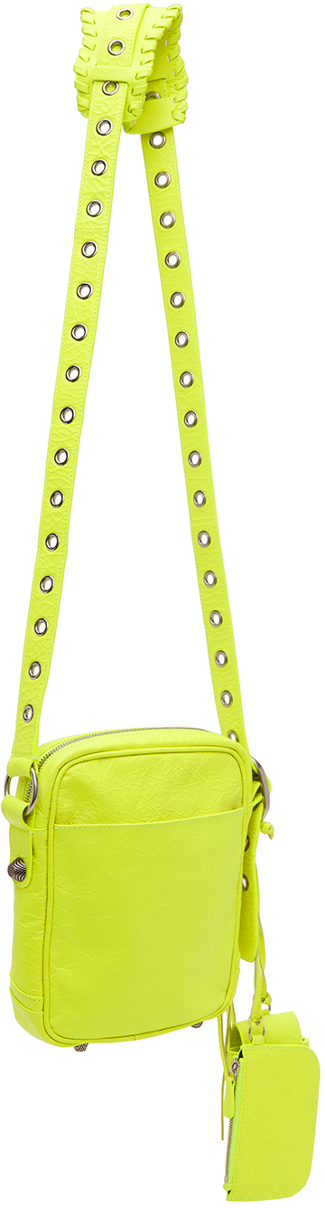 Balenciaga Yellow 'Le Cagole' Messenger Bag Balenciaga