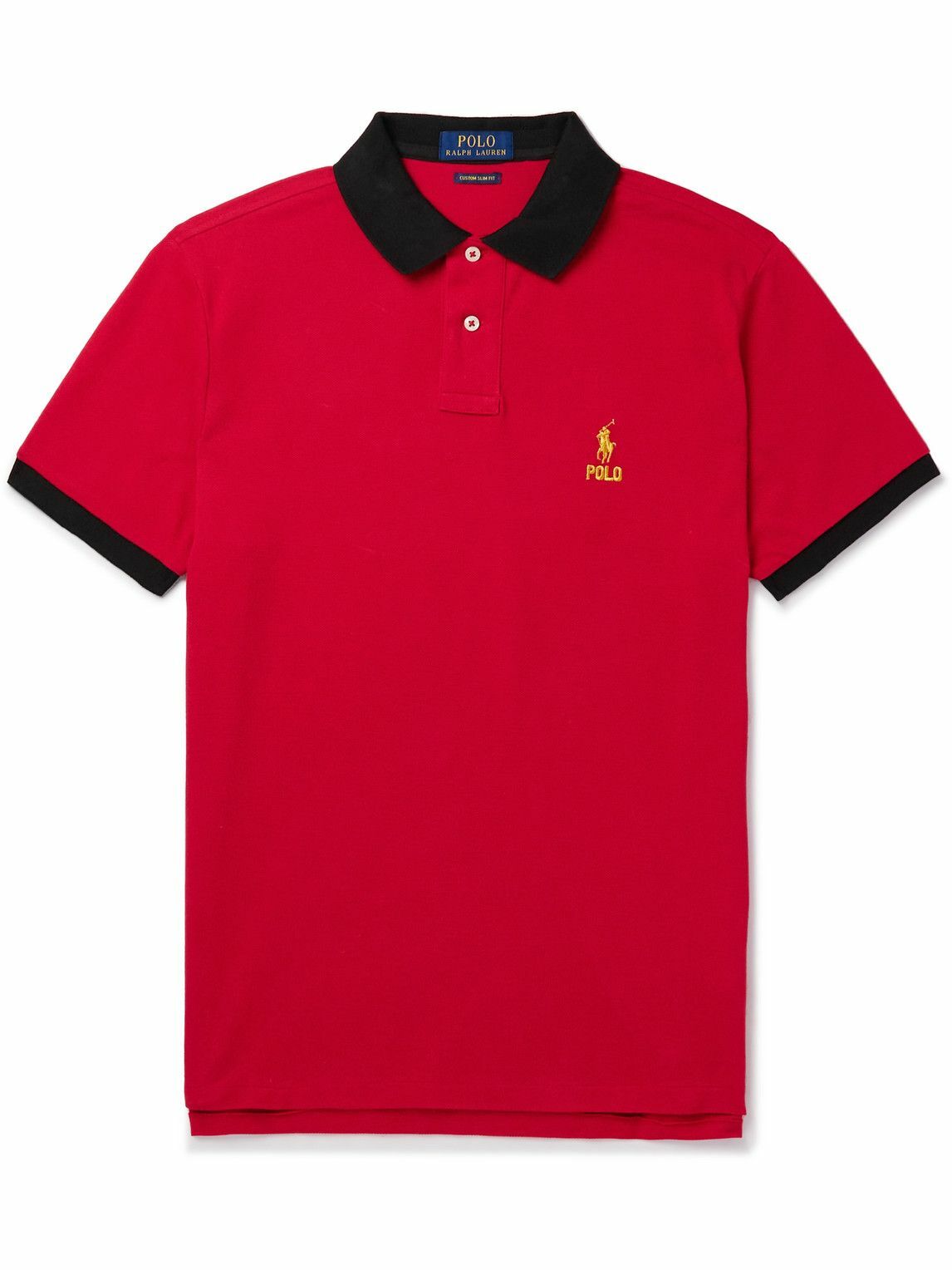 Polo Ralph Lauren - Slim-Fit Logo-Embroidered Cotton-Piqué Polo Shirt ...