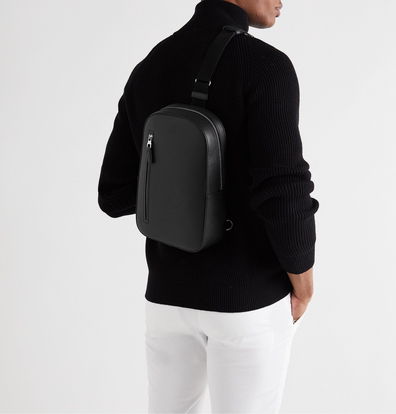 Dunhill - Cadogan Full-Grain Leather Backpack - Black Dunhill