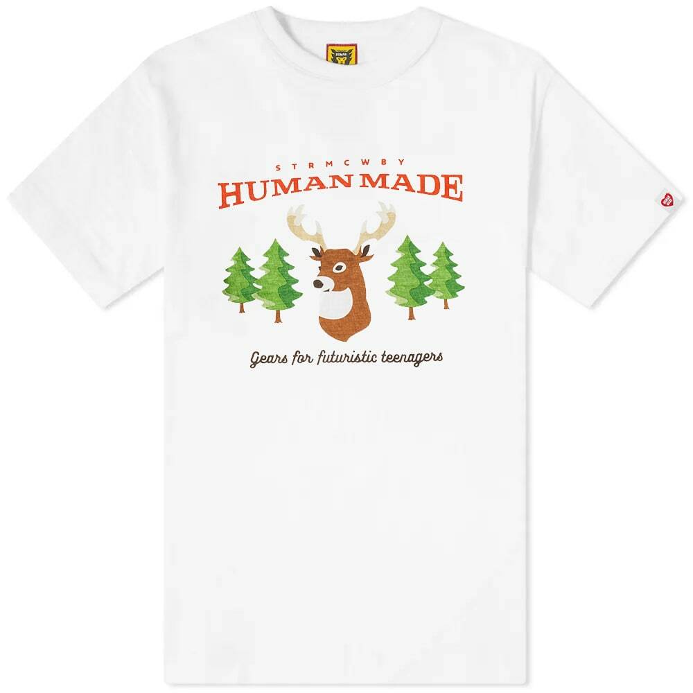 Human Made Men's Deer T-Shirt in White Human Made