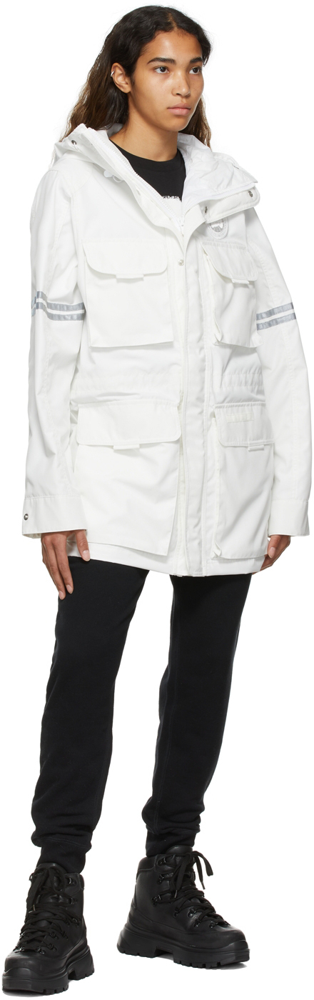 Canada Goose White HUMANATURE Science Research Coat Canada Goose