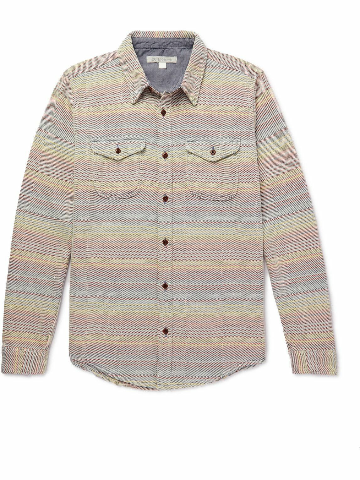 Outerknown - Blanket Striped Organic Cotton-Jacquard Shirt - Multi ...