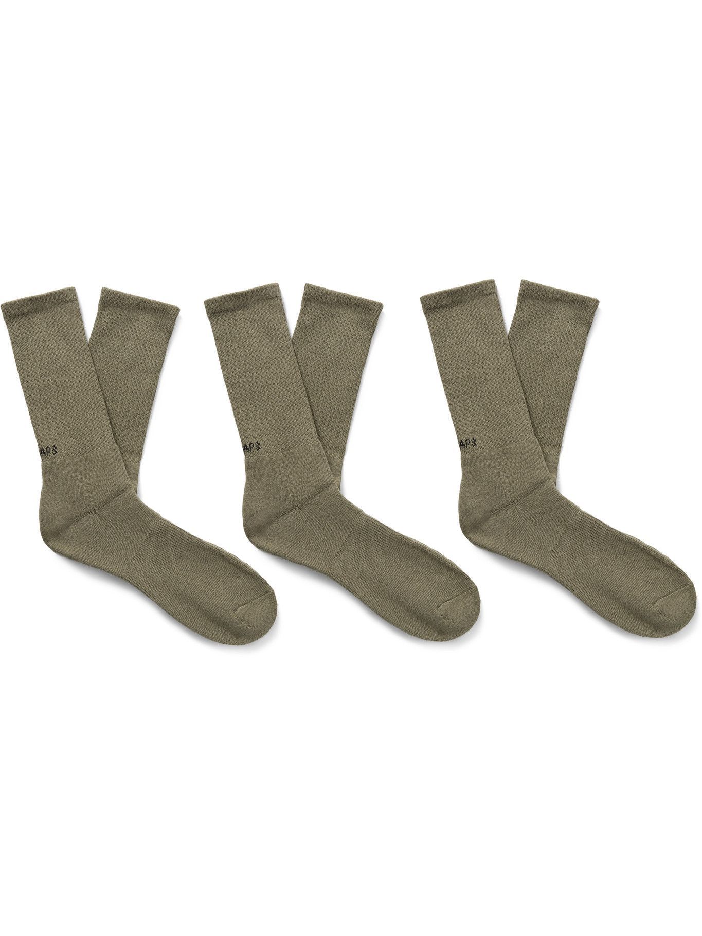 WTAPS - Skivvies Three-Pack Cotton-Blend Socks WTAPS
