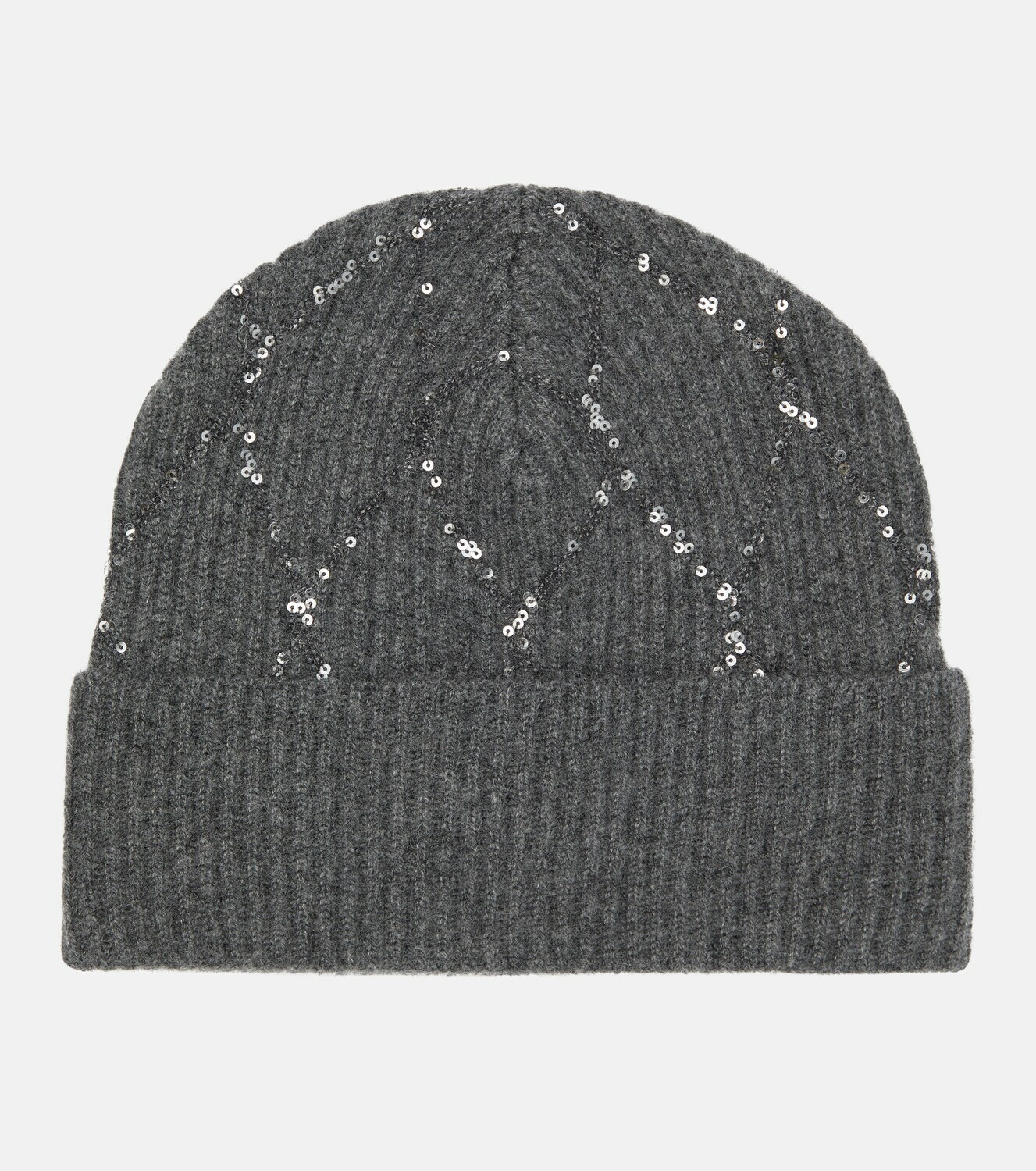 Brunello Cucinelli - Sequined cashmere beanie Brunello Cucinelli