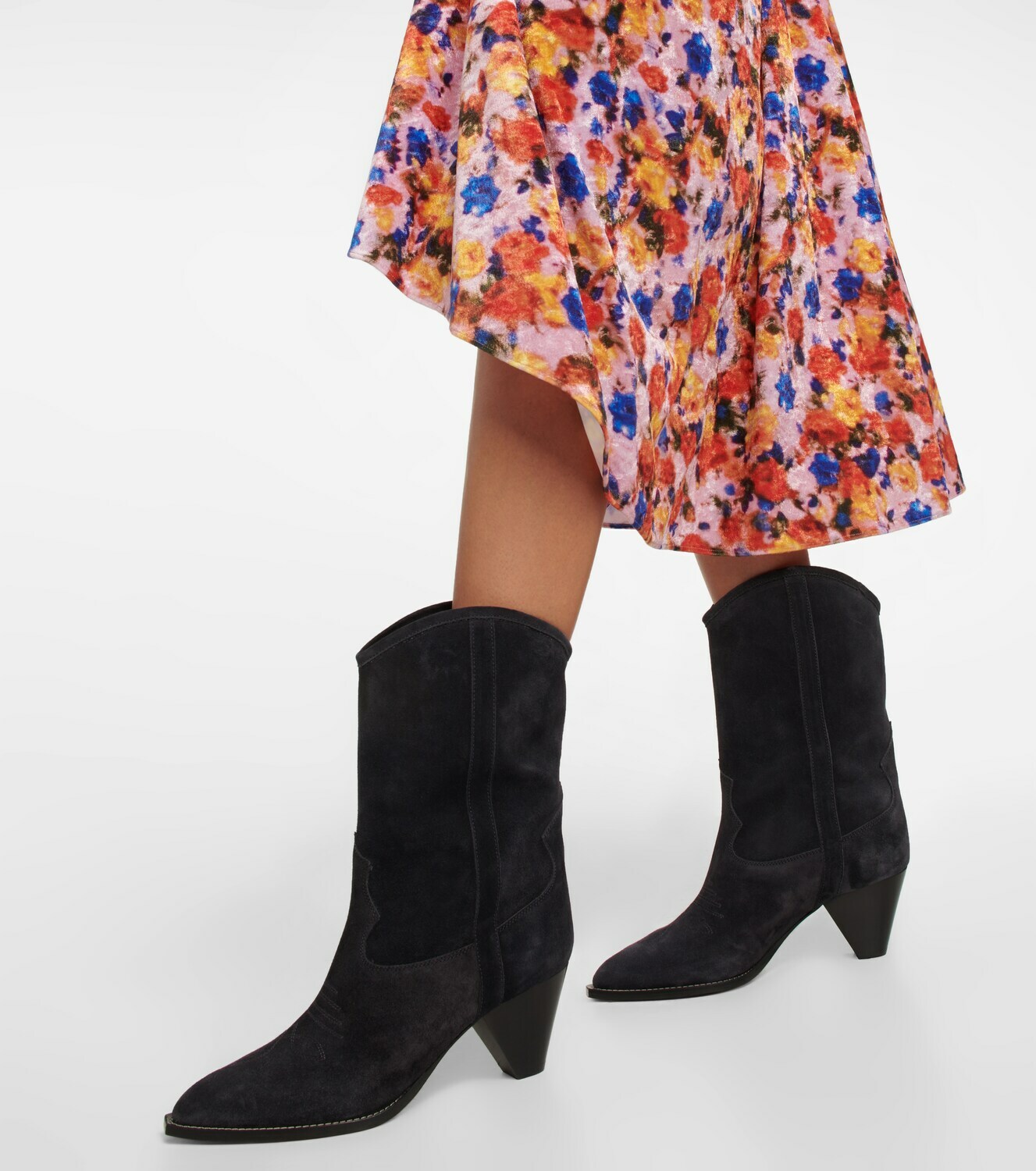 Isabel Marant - Luliette suede cowboy boots Isabel Marant