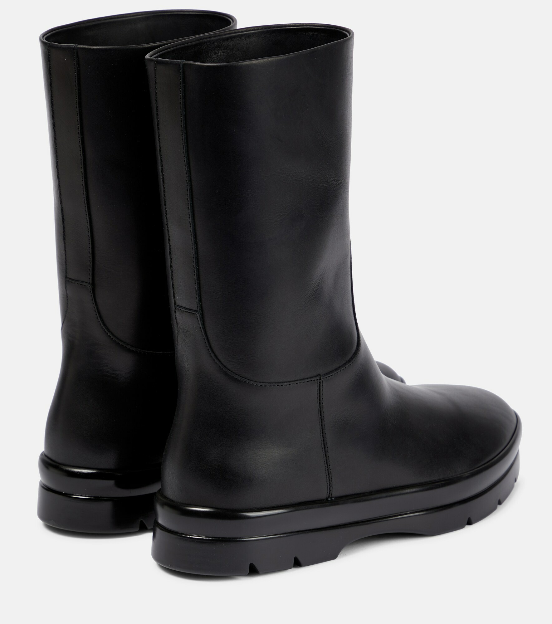 The Row - Billie leather boots The Row