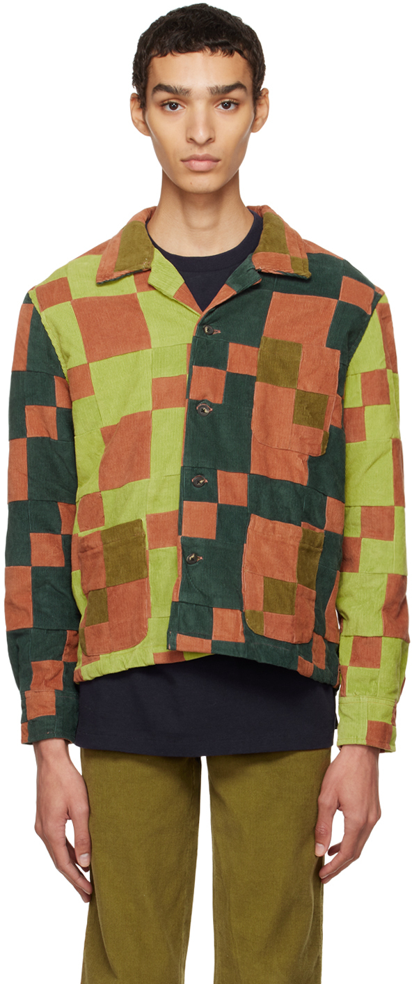 Bode Multicolor Four Patch Jacket Bode
