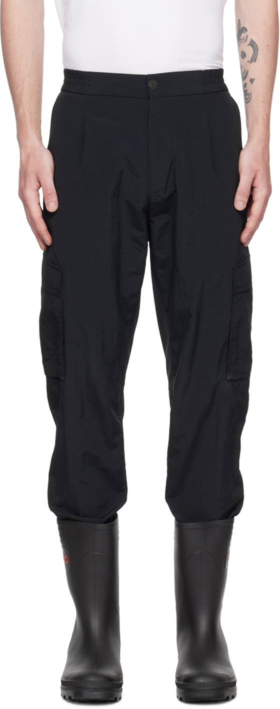 Hugo Black Slim-Fit Cargo Pants Hugo Boss