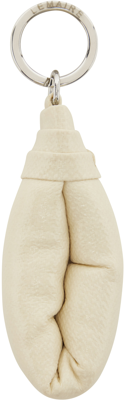 Lemaire White Wadded Keychain Lemaire