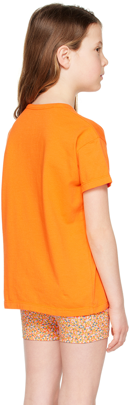 TINYCOTTONS Kids Orange 'El Pájaro' T-Shirt TINYCOTTONS