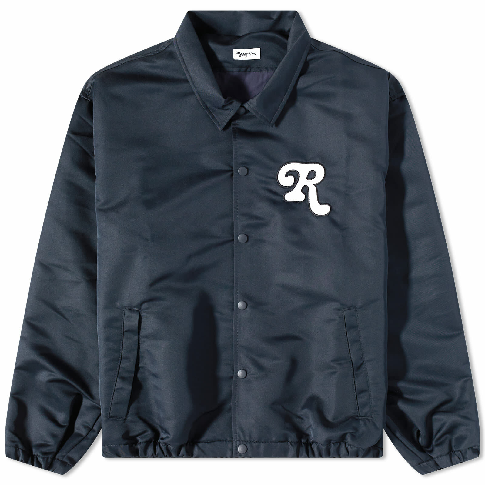 Reception Men's Icon Coach Jacket in Dark Navy Reception