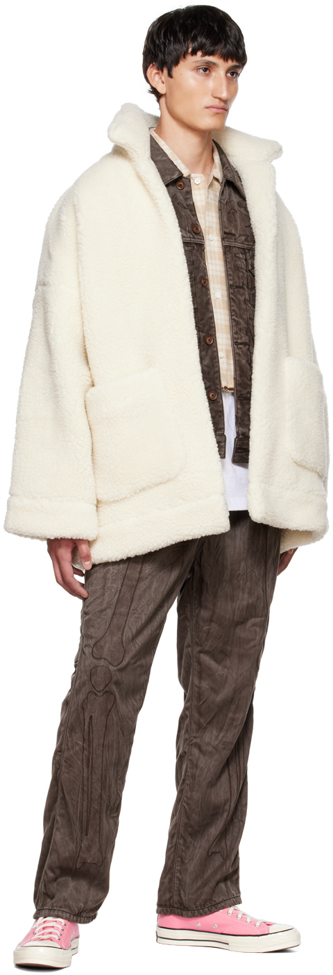 Doublet White Graphic Jacket Doublet